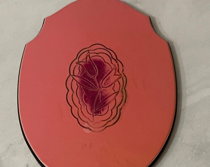 Vintage Pink Lucite Hand Mirror From the 1950s - Etsy
