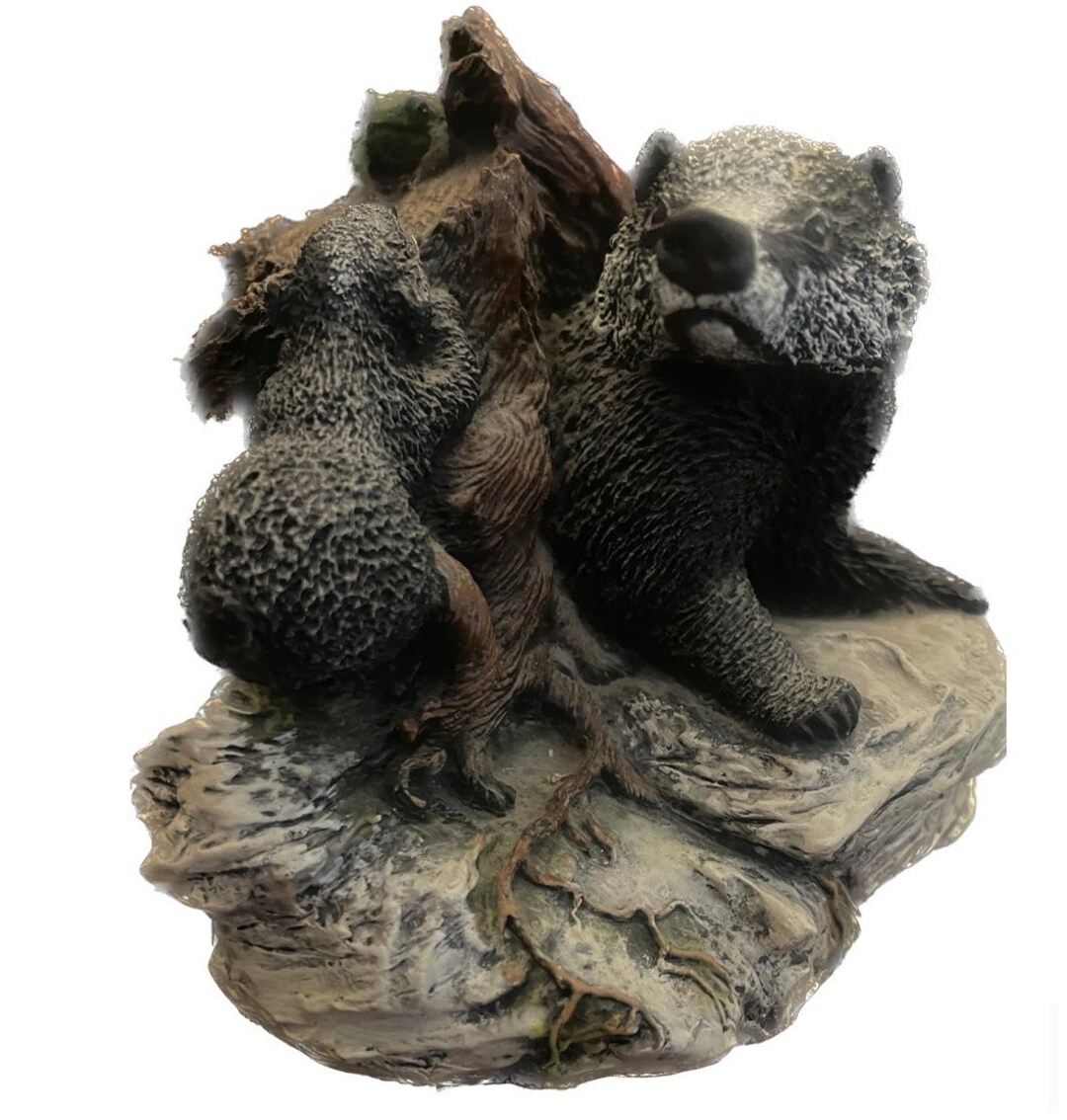 Bossons Fraser Crown Collection England "first Friends" Badger - Etsy