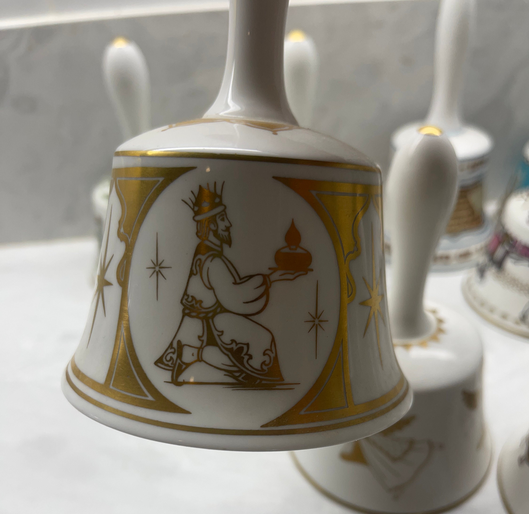 9 Hammersley Bone China Annual Bells - Etsy
