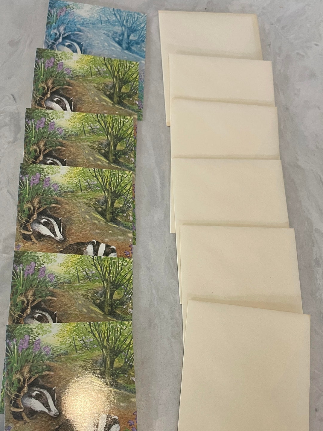 Vintage 1988 Badger Fine Note Cards Set of 6 Proudly Printed - Etsy