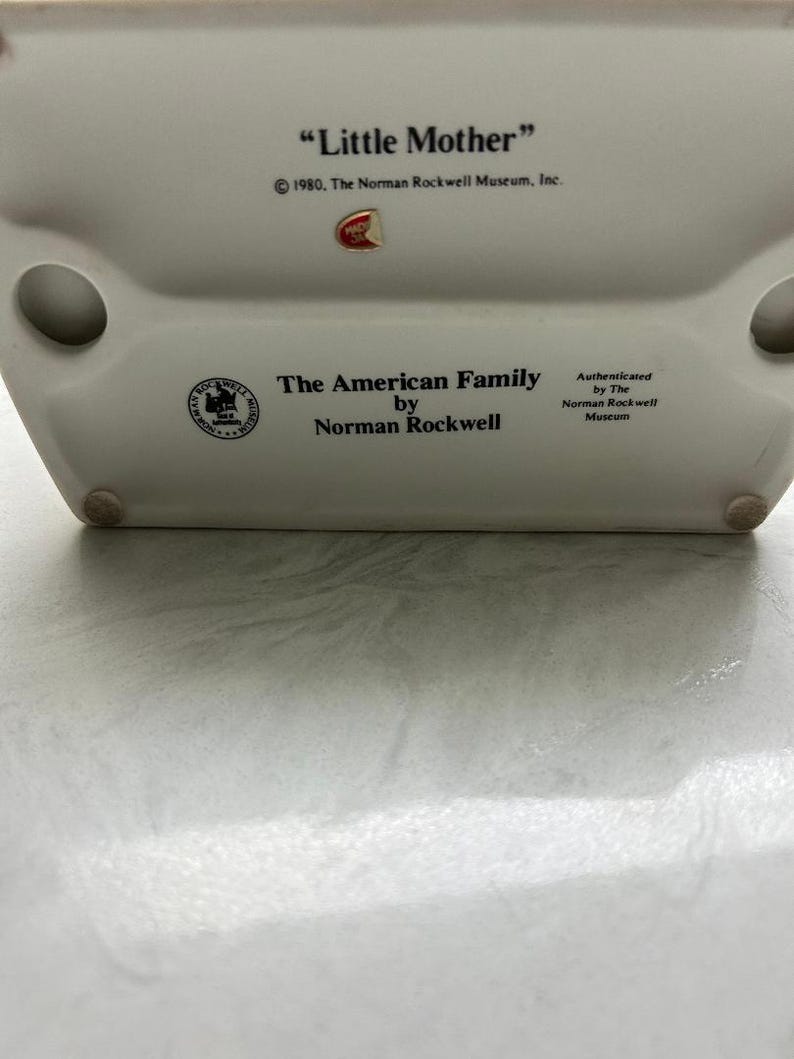 Norman Rockwell “little Mother” American Family Porcelain Figurine - Etsy