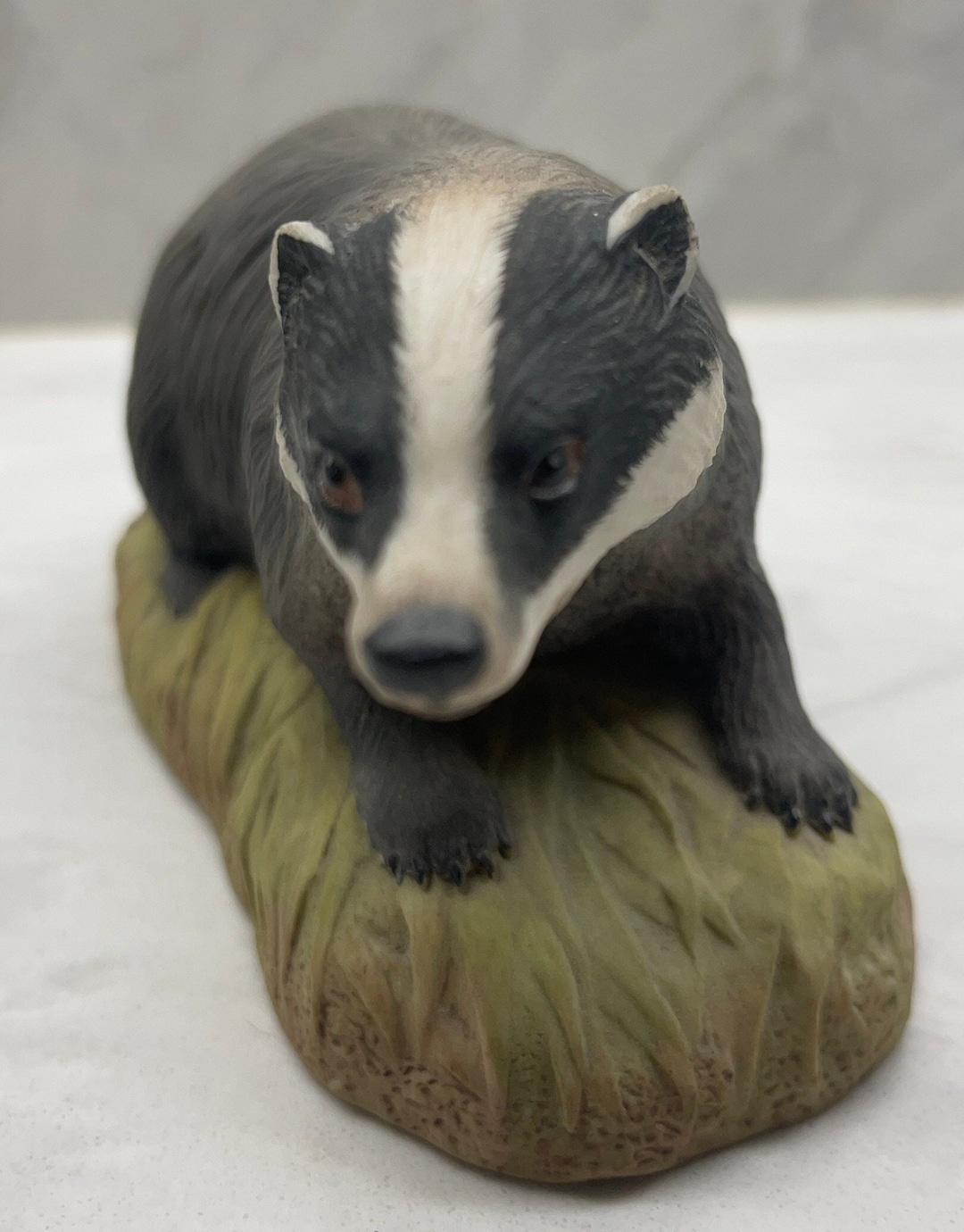 Fine Bone China Collectible Badger Figurine From Aynsley - Etsy