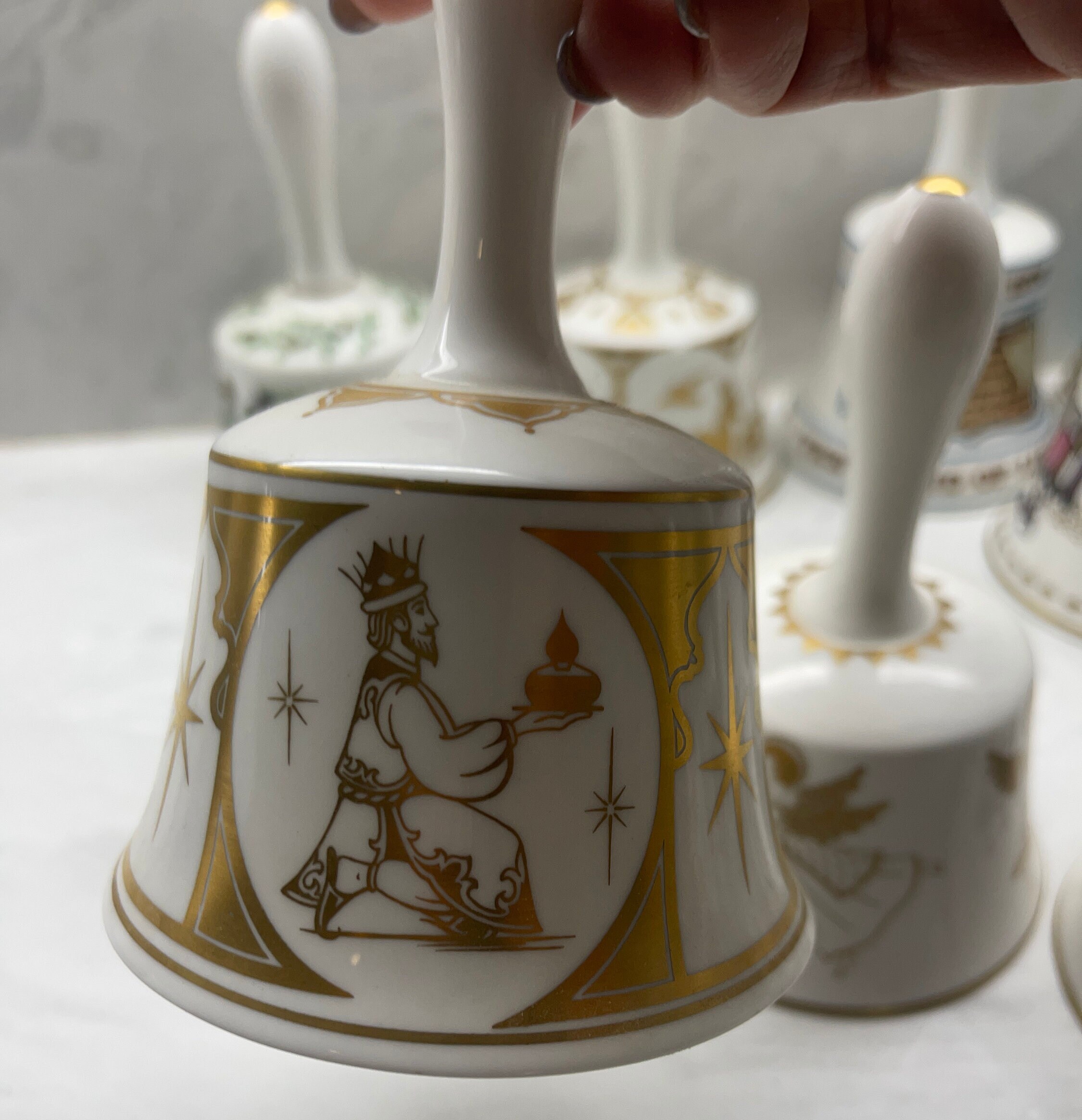 9 Hammersley Bone China Annual Bells - Etsy