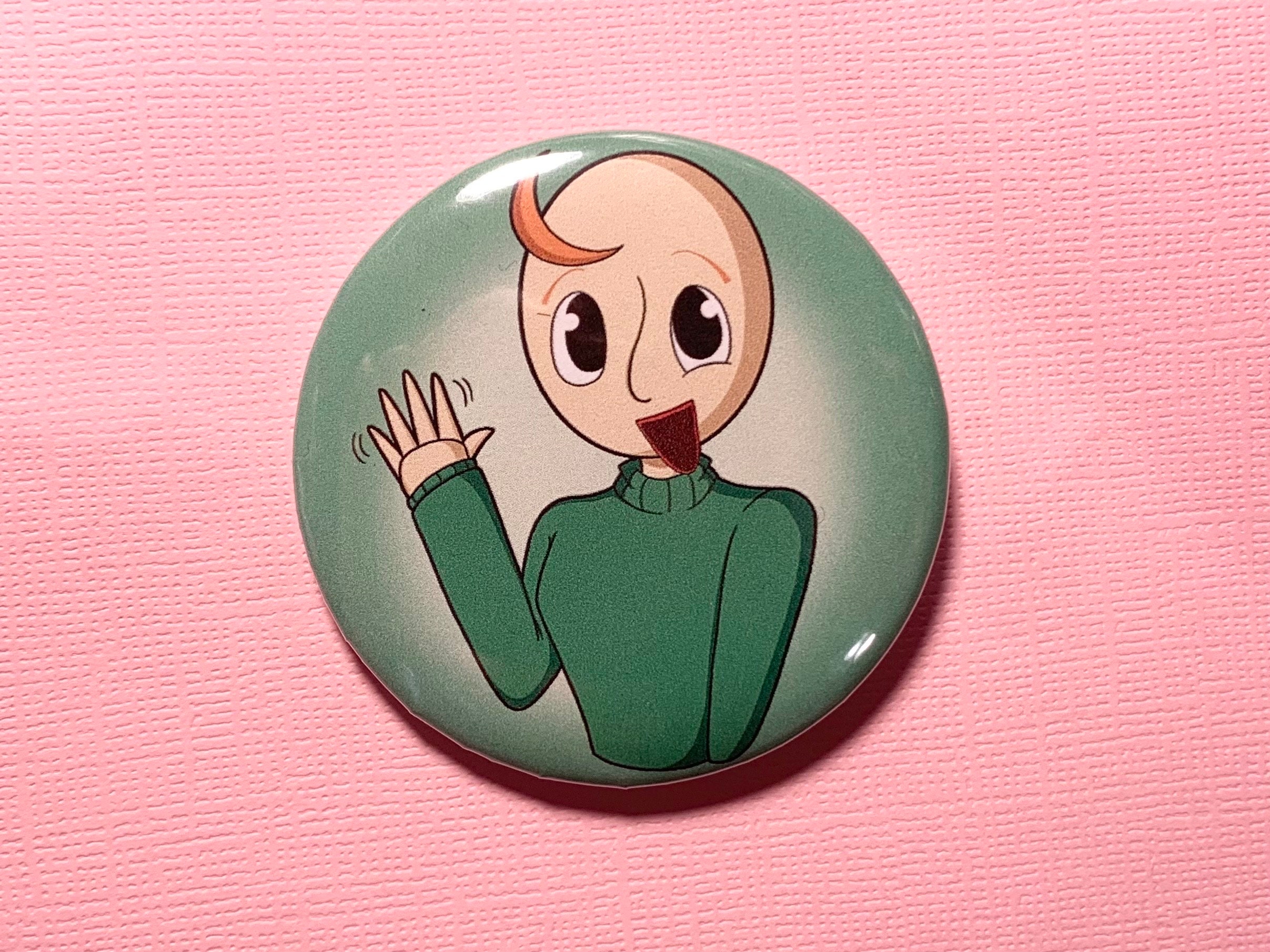 Baldi’s Basics Buttons (happy/angry) - Etsy