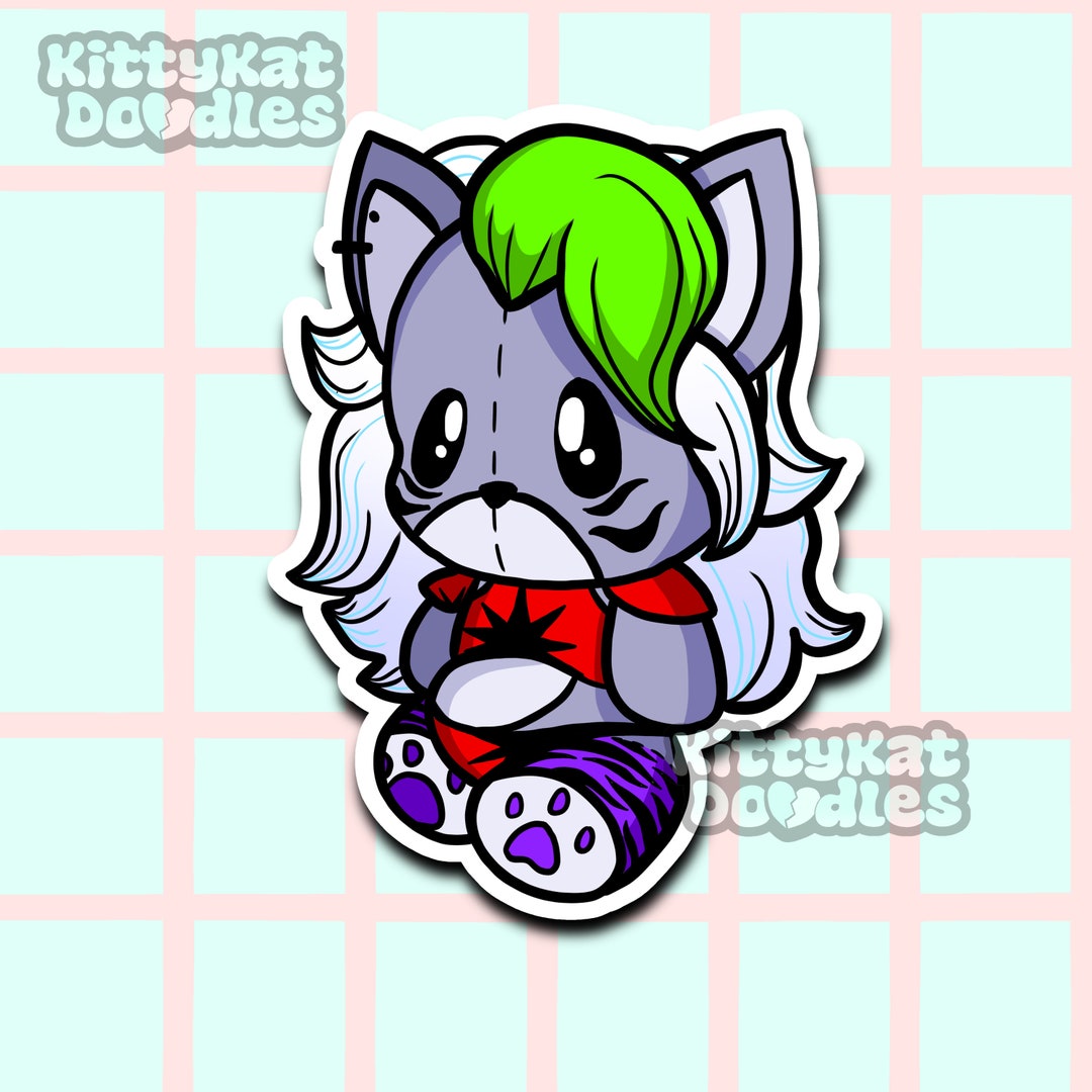 Roxy (roxanne) Security Breach FNAF Plushy Sticker - Etsy
