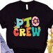 PTO Crew Shirts, Floral PTO Shirt, Parent Teacher Organization Shirt ...
