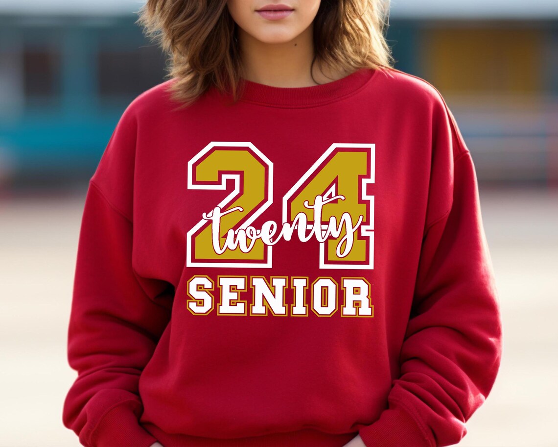 Senior 2024 Sweatshirt, Class of 2024 Sweater, High School Graduation ...