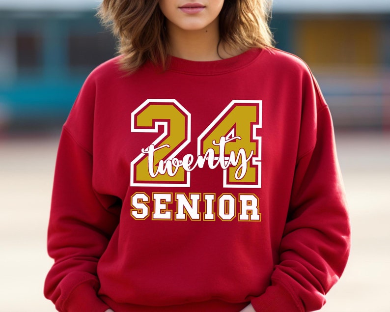 Senior 2024 Sweatshirt, Class of 2024 Sweater, High School Graduation ...