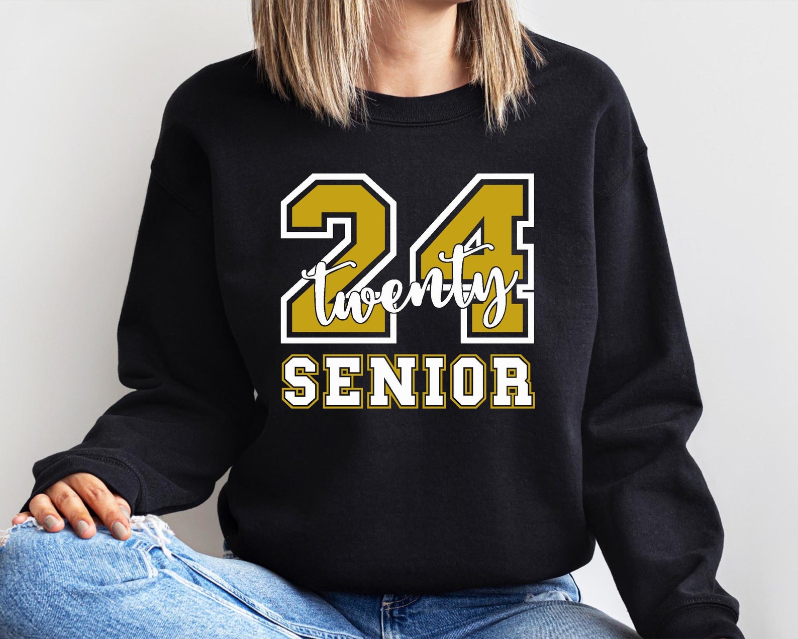 Senior 2024 Sweatshirt, Class of 2024 Sweater, High School Graduation ...