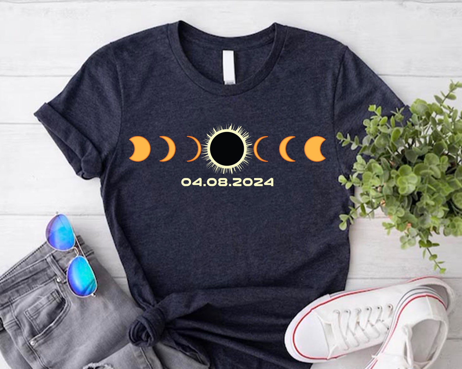 Solar Eclipse Shirt, April 8th 2024 Total Eclipse Shirt, Celestial Tee ...