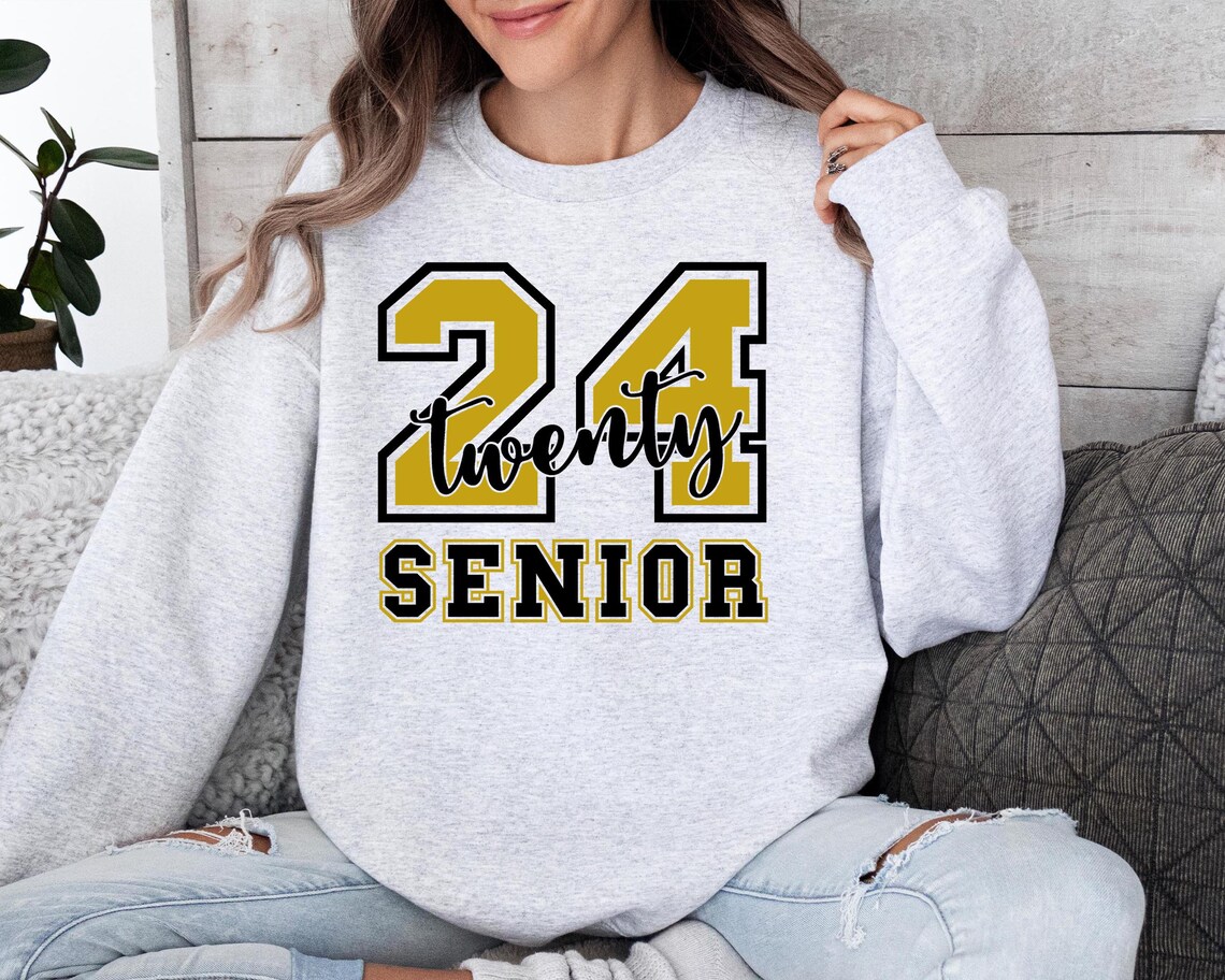 Senior 2024 Sweatshirt, Class of 2024 Sweater, High School Graduation ...