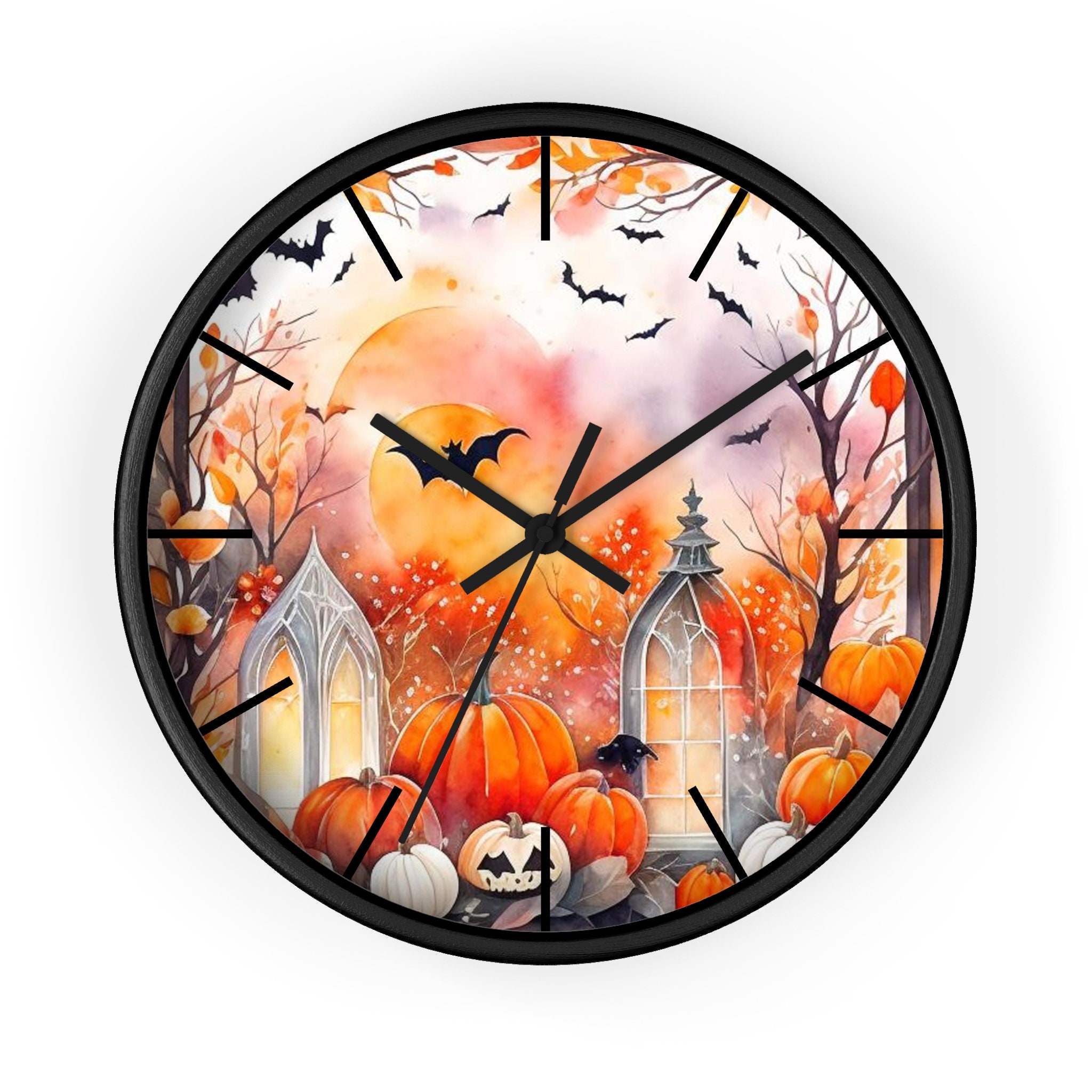Stained Glass Harvest Timepiece, Wall Clock sold by Elizabeth Fox | SKU ...