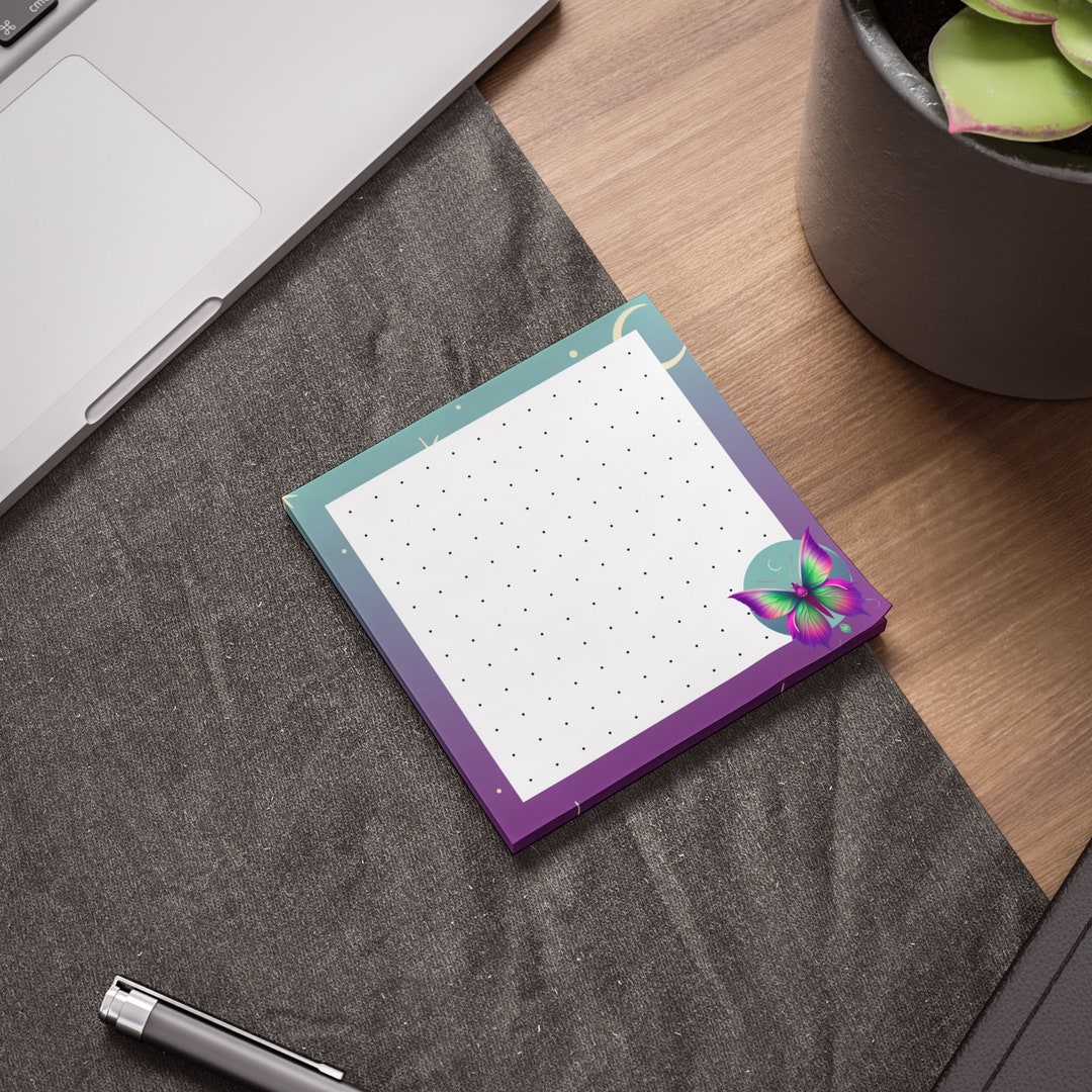 Moonlit Whispers: Luna Moth Sticky Notes, Post-it Note, Memo Pad, Note ...