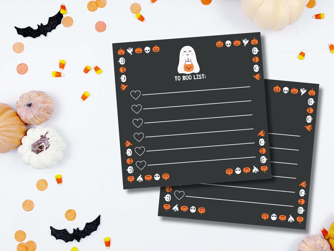 Spooky Specter Sticky Notes Post-it® Note Pads Boo List - Etsy
