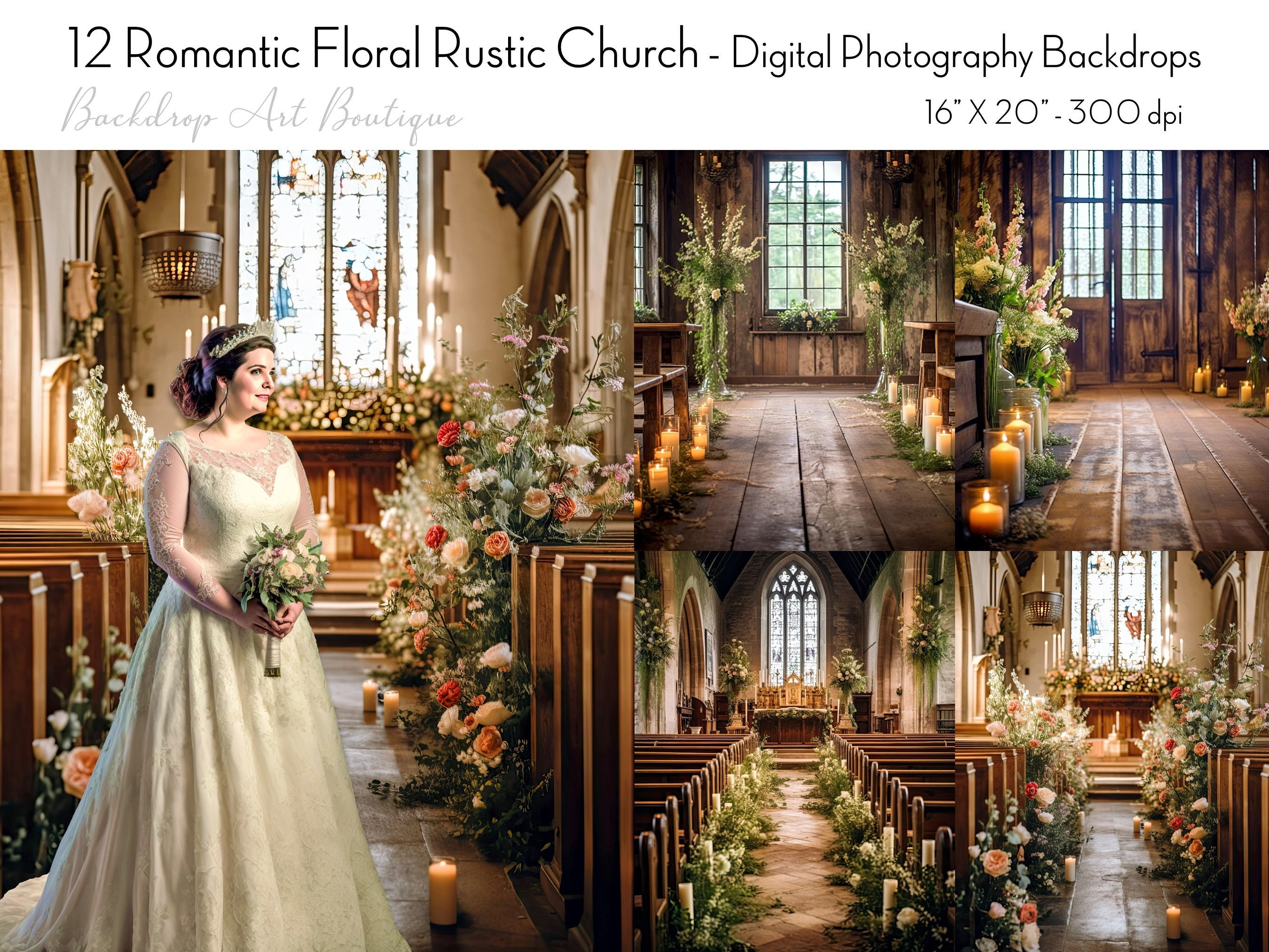 12 Country Church, Timeless Romance and Floral Beauty: Wedding ...