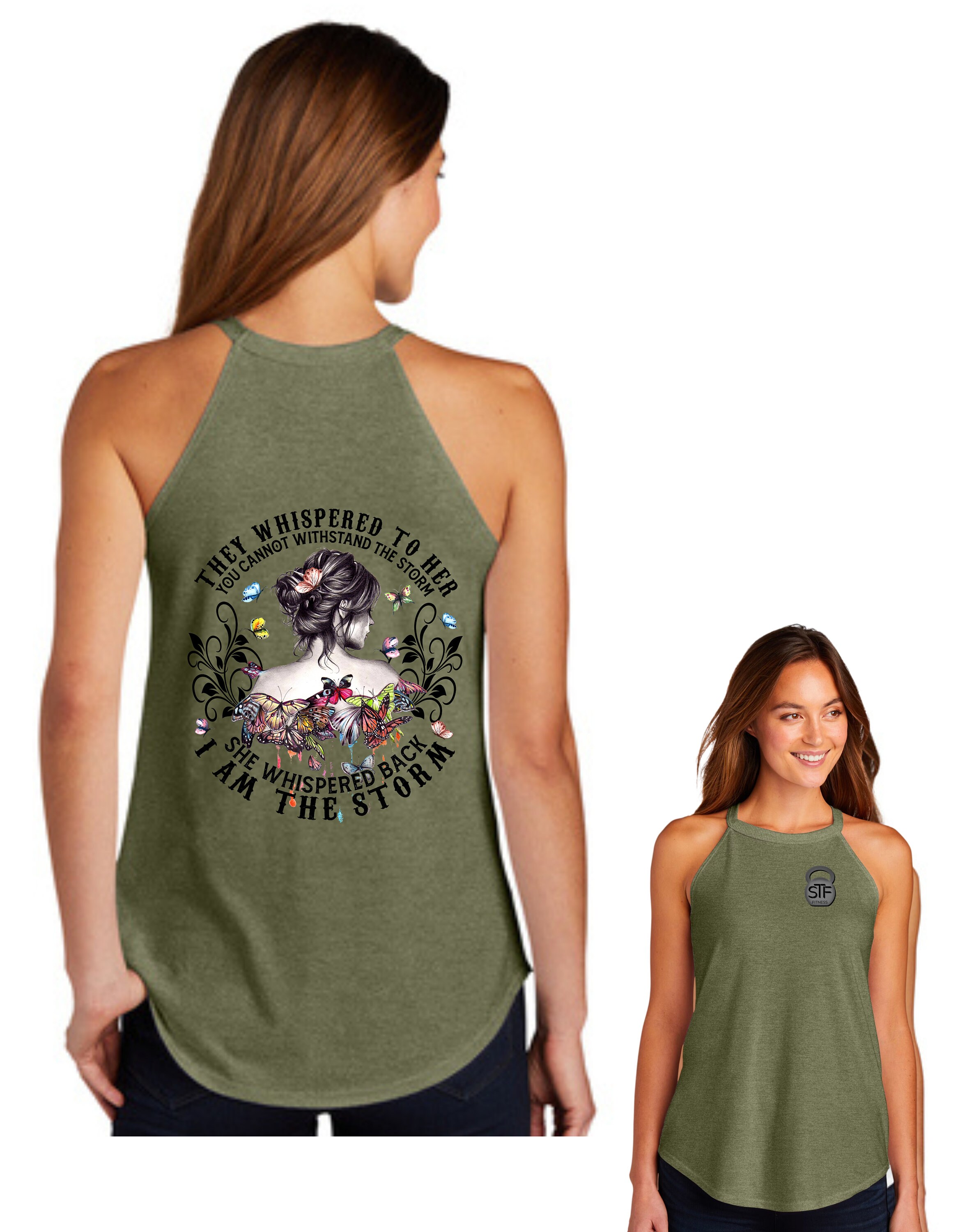 I Am the Storm - Rocker Tank Top-district. Affirmations, Lifting ...