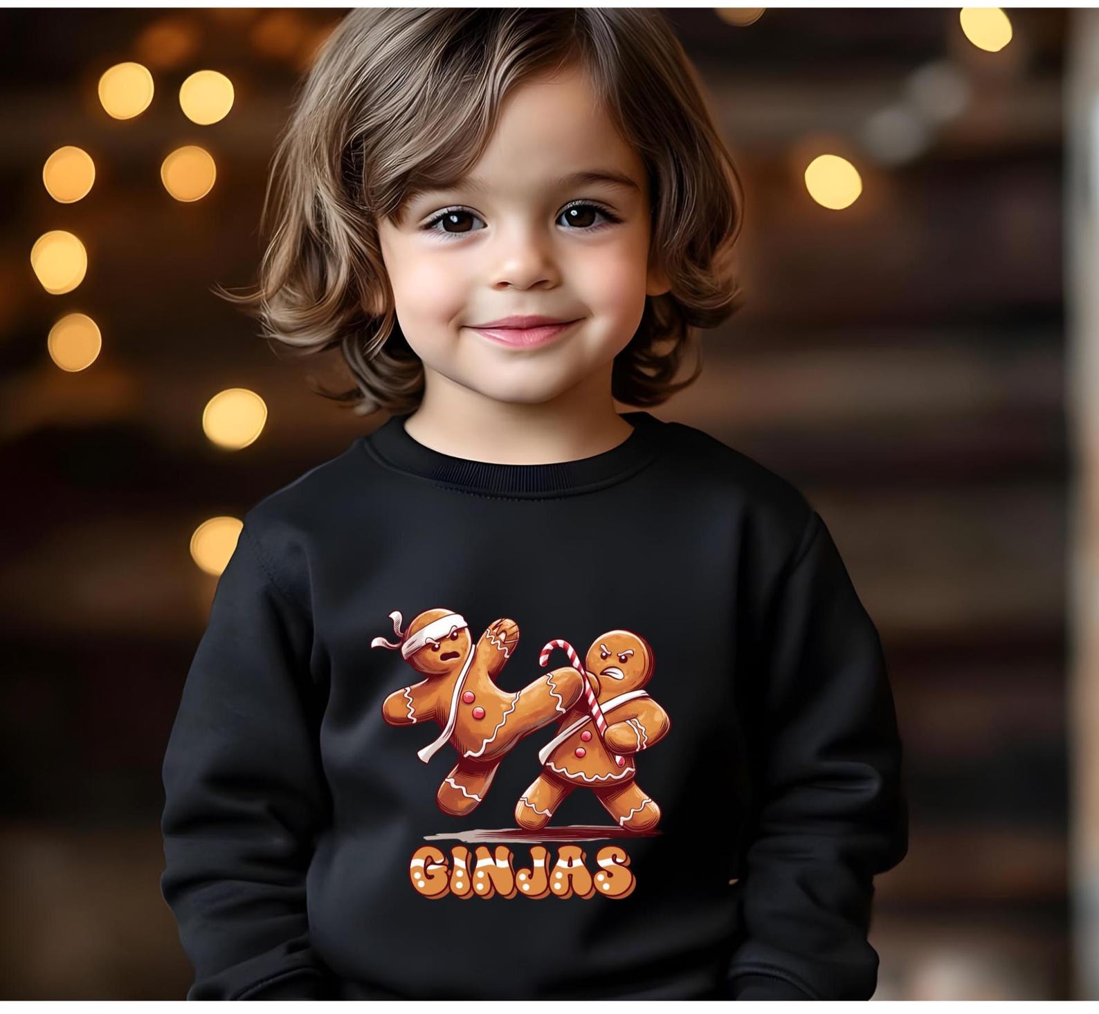 GINJAS. Gingerbread Ninjas. Karate. Sparing, Christmas Shirt - Etsy