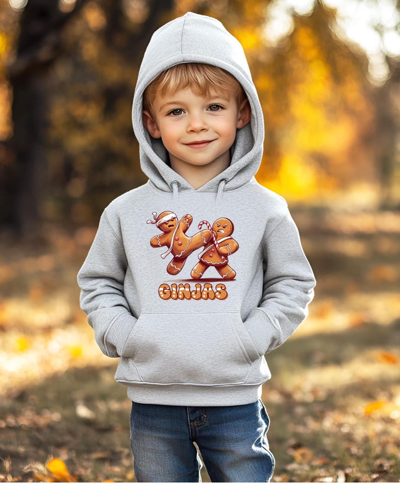GINJAS. Gingerbread Ninjas. Karate. Sparing, Christmas Shirt - Etsy