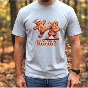 GINJAS. Gingerbread Ninjas. Karate. Sparing, Christmas Shirt - Etsy