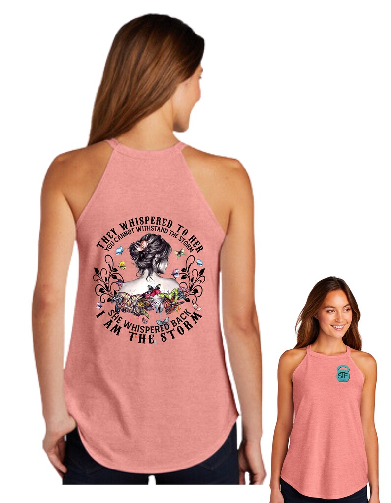 I Am the Storm - Rocker Tank Top-district. Affirmations, Lifting ...