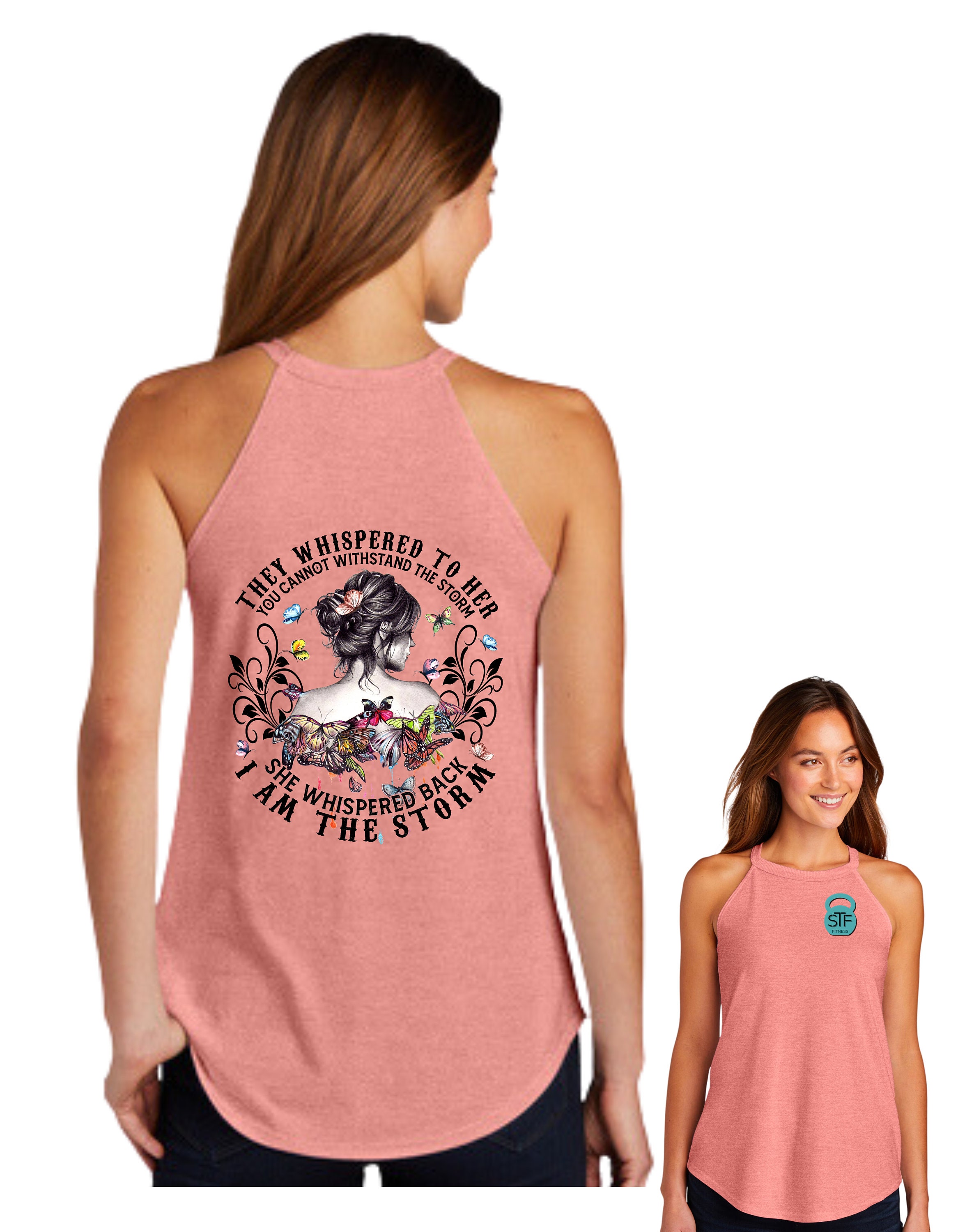 I Am the Storm - Rocker Tank Top-district. Affirmations, Lifting ...