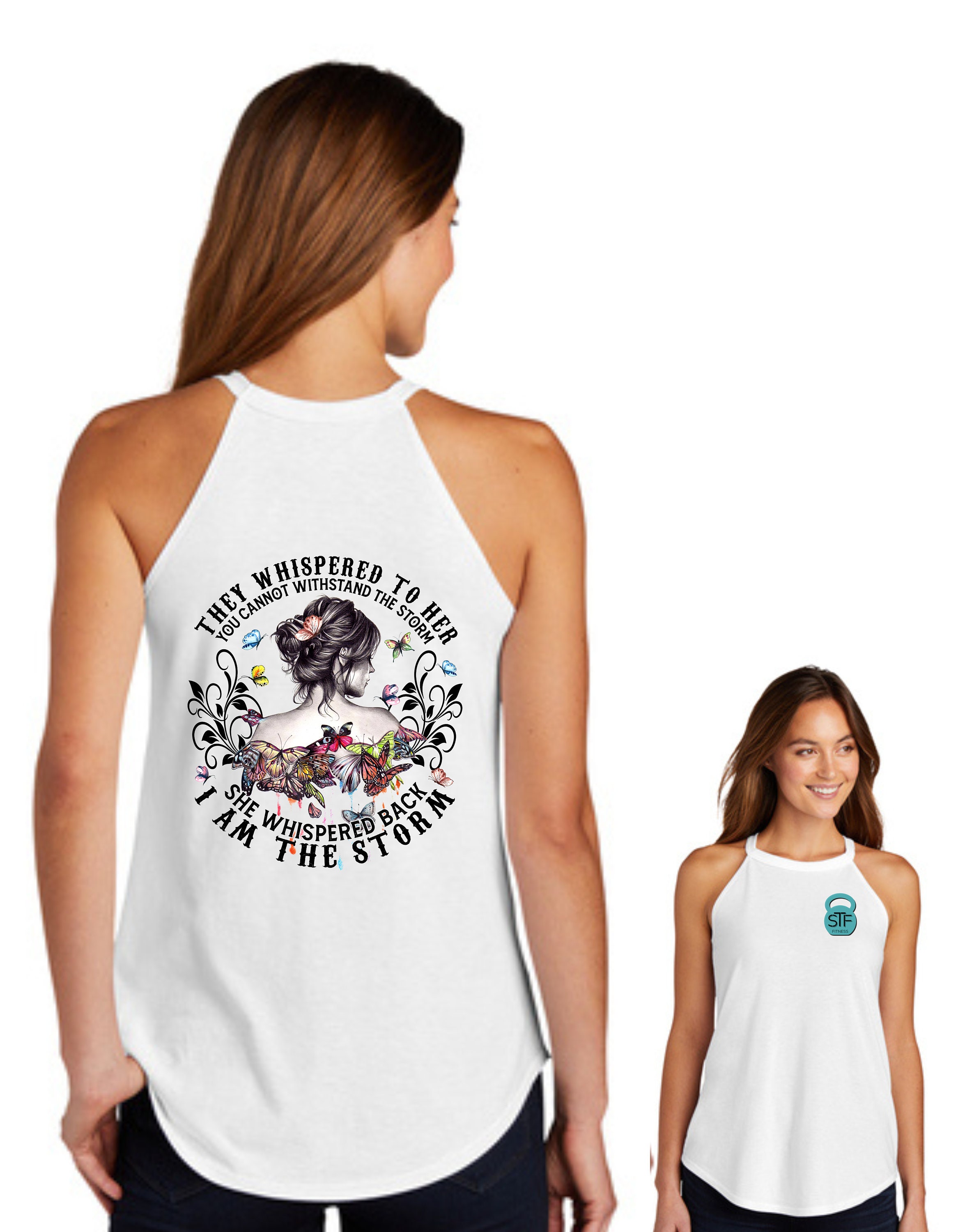 I Am the Storm - Rocker Tank Top-district. Affirmations, Lifting ...