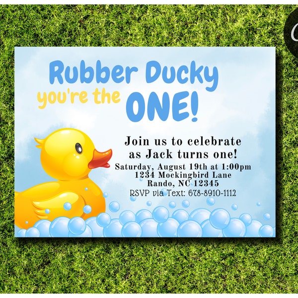 Rubber Ducky First Birthday - Etsy