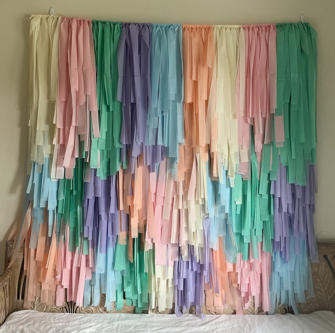 Pastel Fringe Photo Backdrop - Etsy