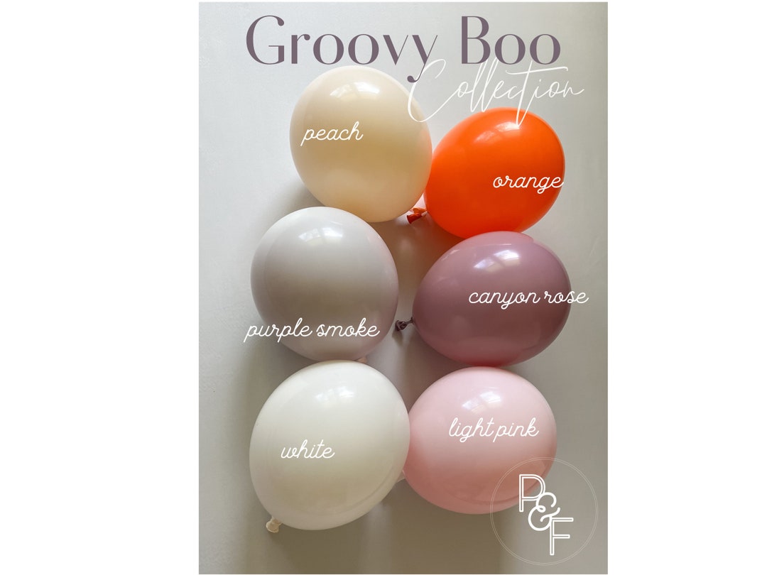 DIY Halloween Balloon Garland Groovy Boo Collection - Etsy