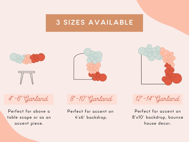 DIY Balloon Garland Here Comes the Sun Collection Earth Tone Terracotta ...