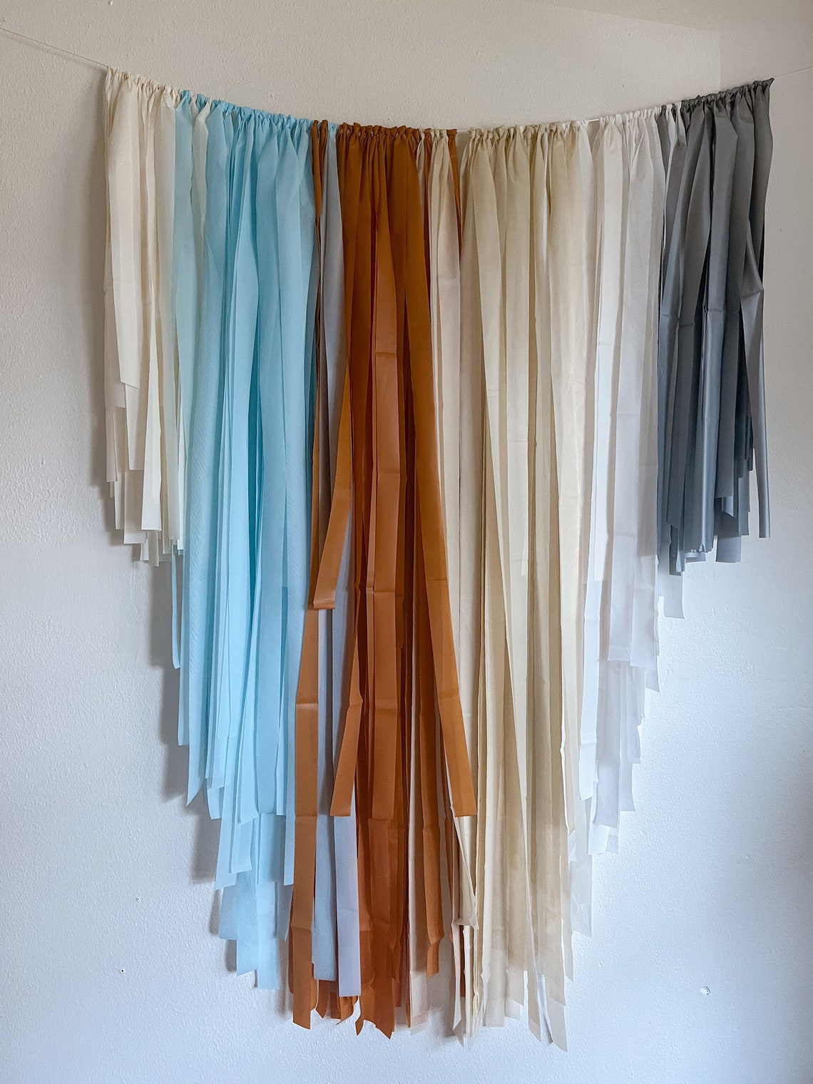 Fringe Banner | Seaside Collection | Blue and Neutral | Birthday Party ...