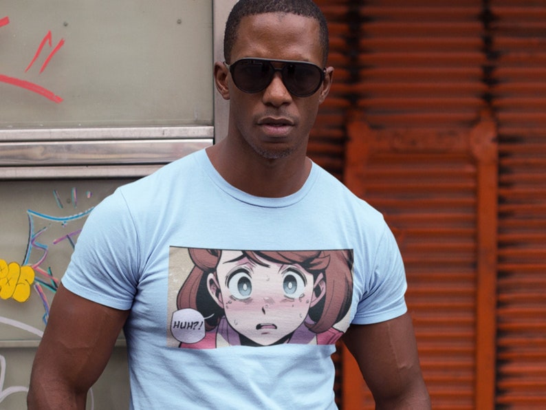 Huh Anime Girl Shirt Manga T-shirt Anime Gift Waifu - Etsy