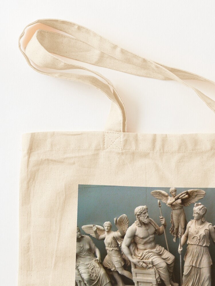 Pediment of the Parthenon, Museum of Acropolis, Canvas Tote Bag ...