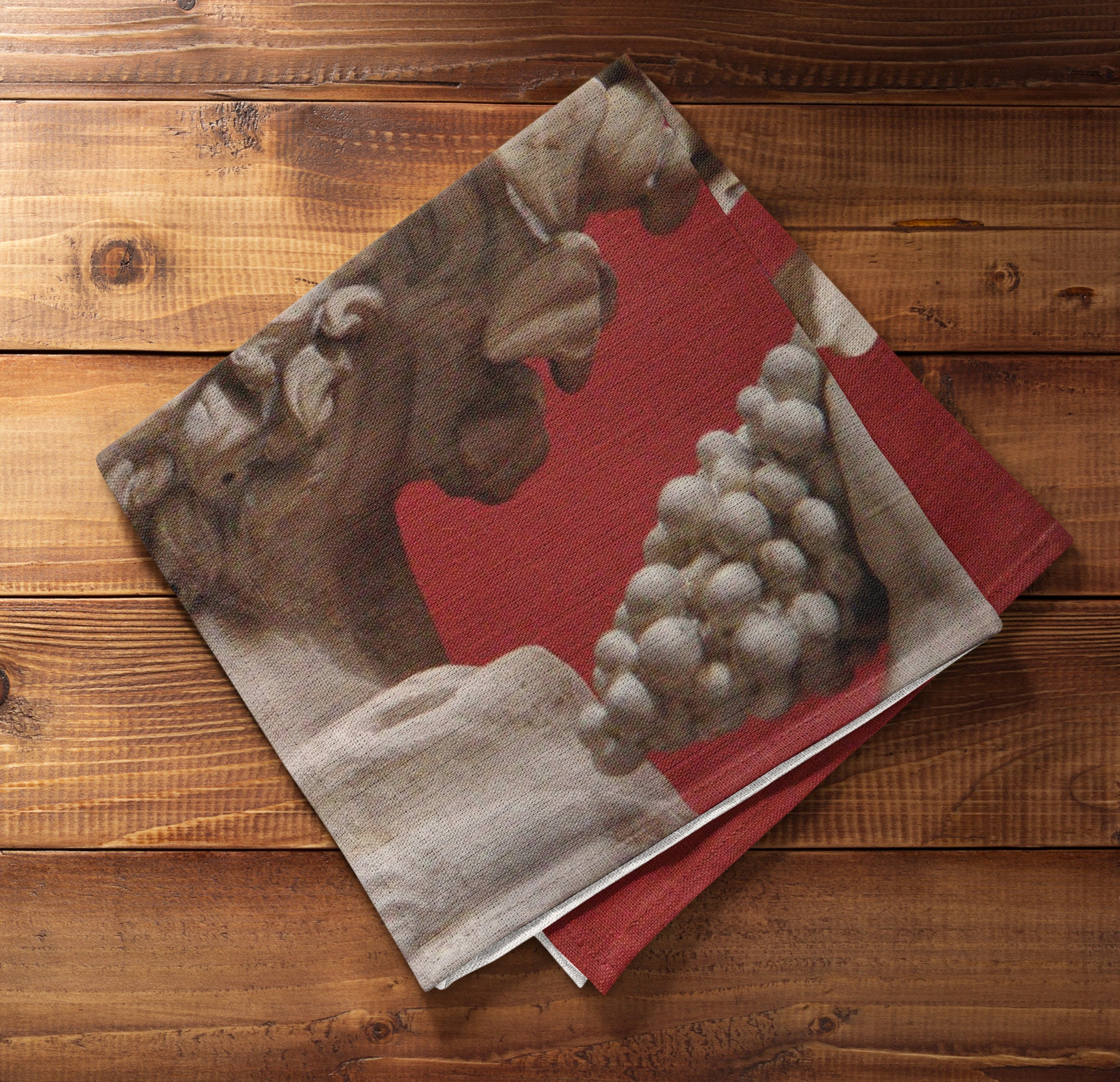 Placemat With a Statue of Dionysus, God of Wine, Unique Tableware ...