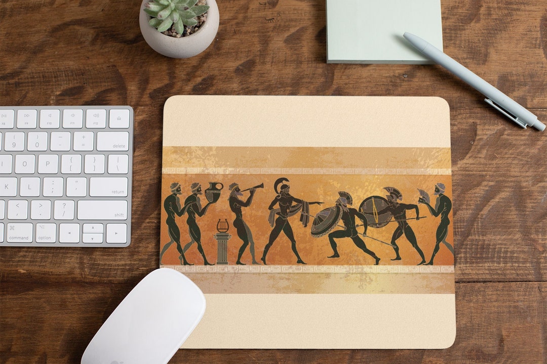 Mousepad, Ancient Greek Banner, Ergonomic Mousepad, Cute Desk Laptop ...