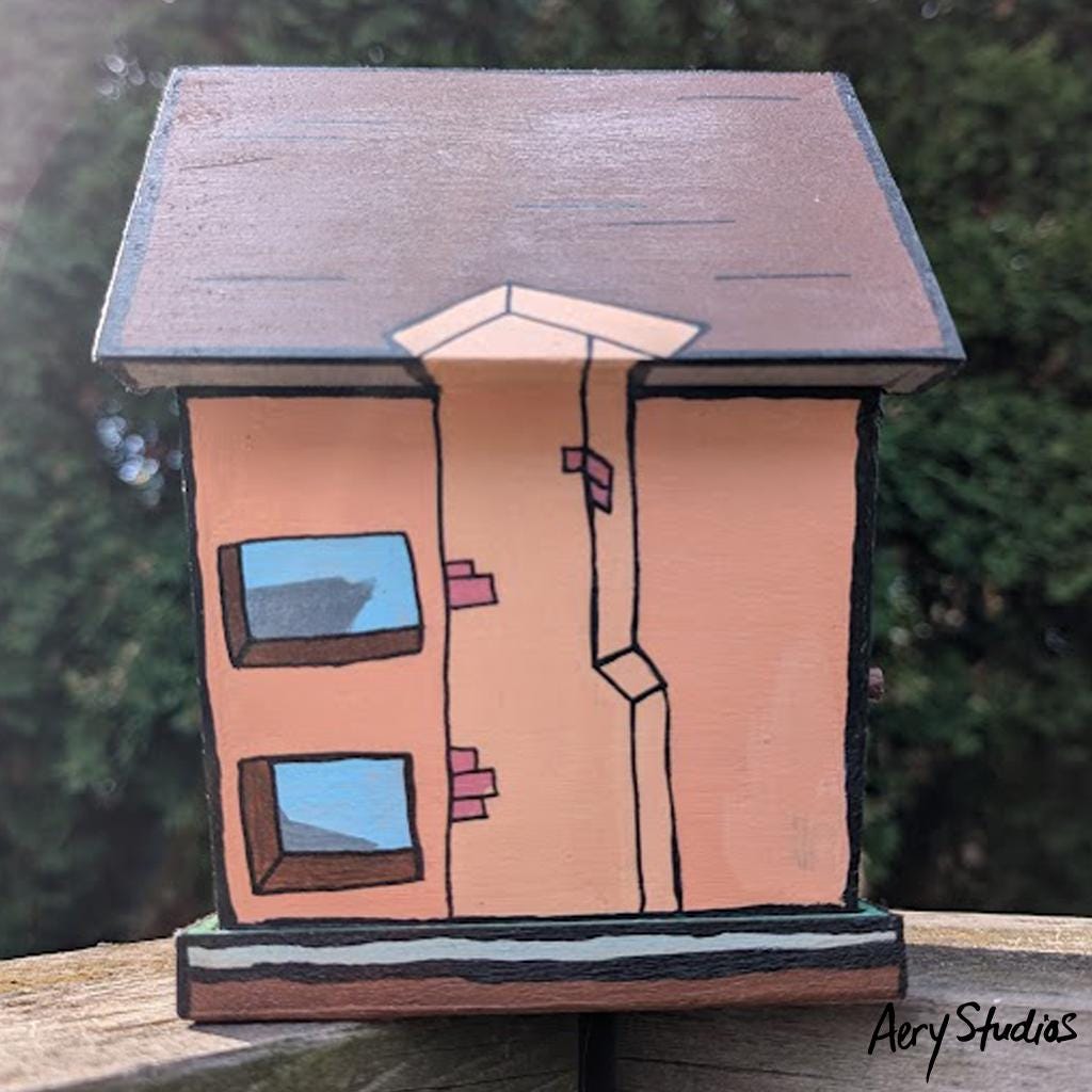The Simpsons "house" - 742 Evergreen Terrace - Decorative Hand Painted ...