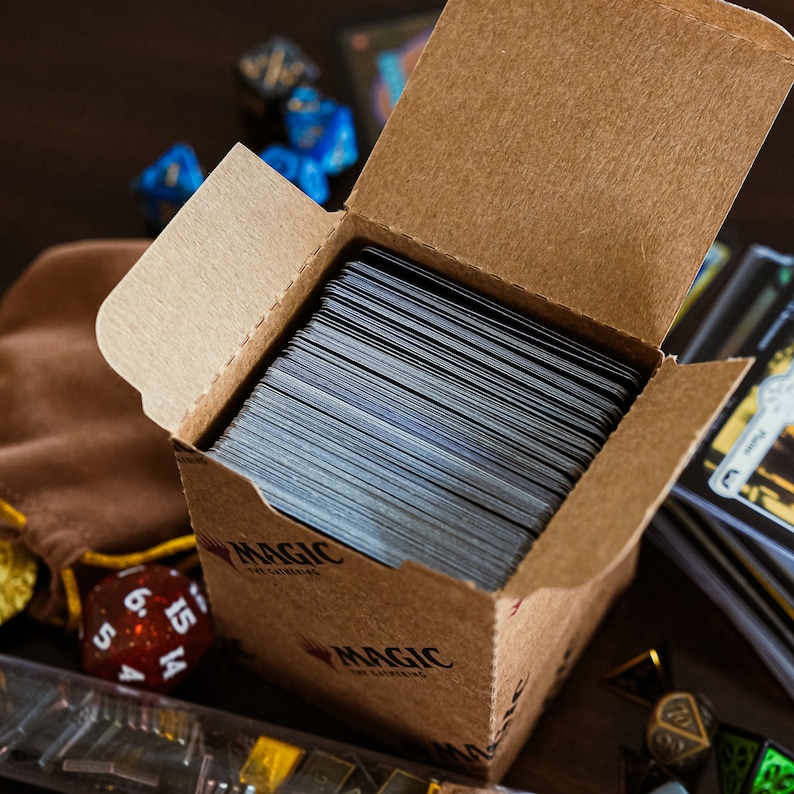 Printable MTG Commander Deck Box, Cricut SVG Template, Silhouette File ...