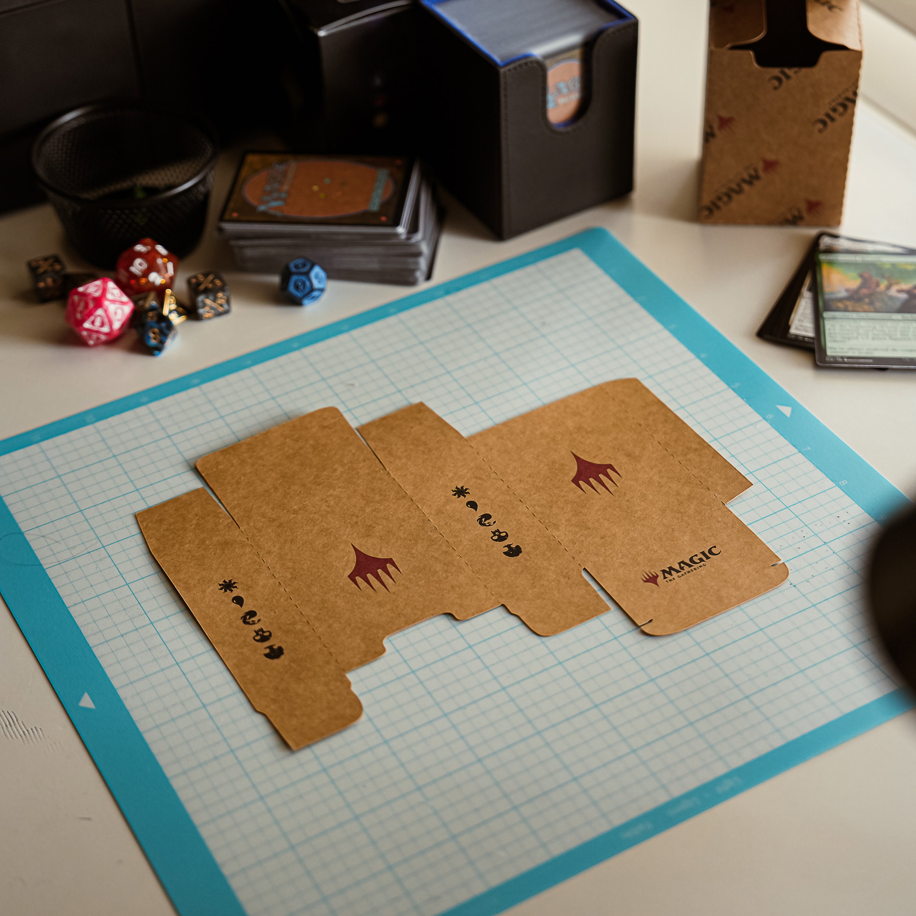 Printable MTG Commander Deck Box, Cricut SVG Template, Silhouette File ...