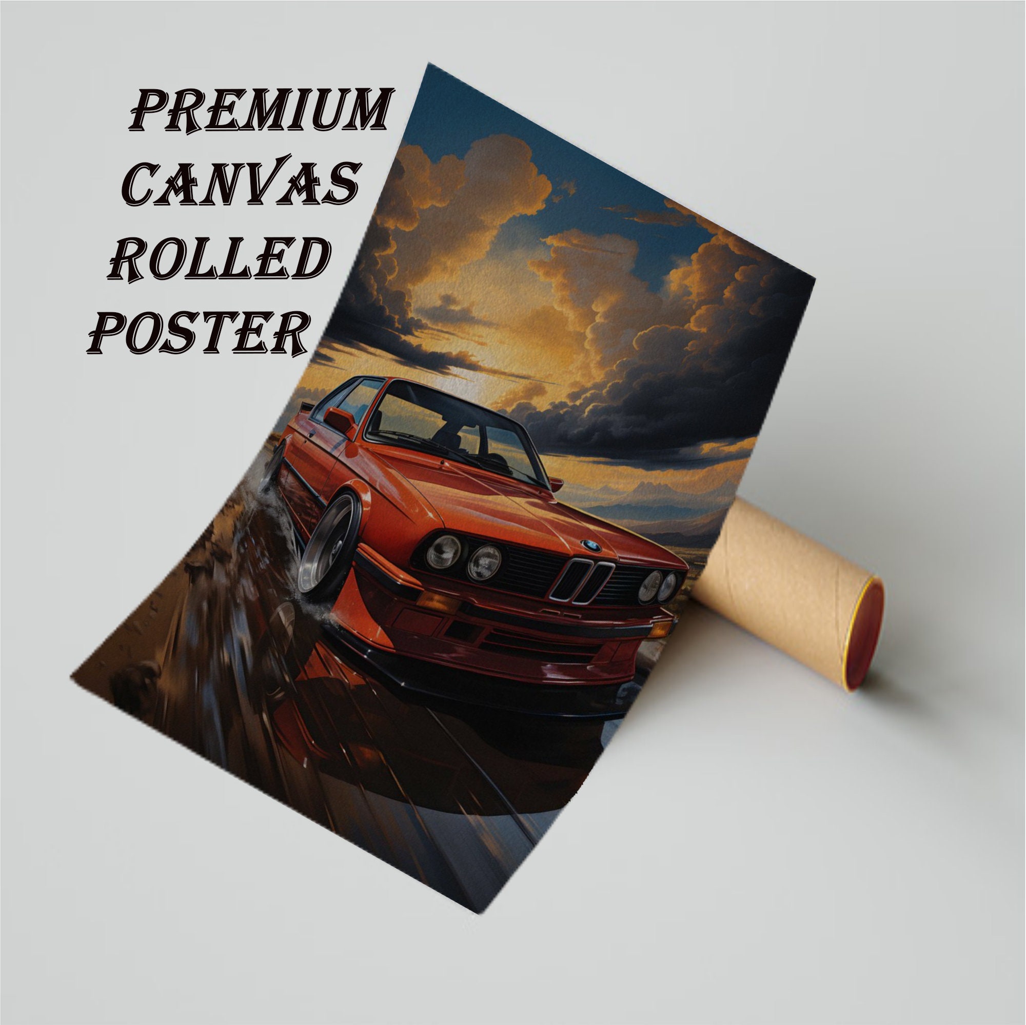 Bmw M3 Canvas Table, Modern Wall Canvas Table, Large Wall Hanging ...