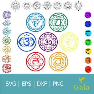 7 Chakra Svg Chakra Symbol Svg Yoga Svg Buddha Svg Chakras Svg for ...