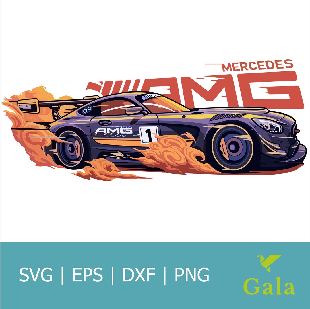 AMG GT Design Svg| German Cars Svg| Car Decal PNG| Bumper Sticker Png ...