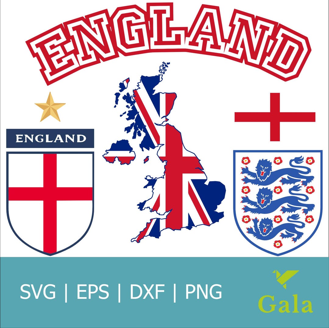 England Svg England Football Team Svg Euro 2024 Svg Word Cup Svg Eps ...