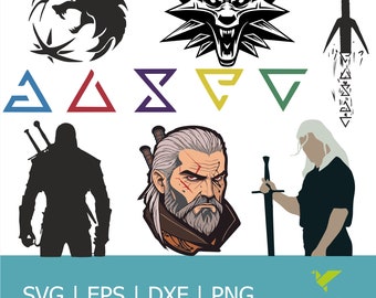 The Witcher SVG Bundle - Cut File for Cricut - Svg Png Dxf Eps Pdf ...