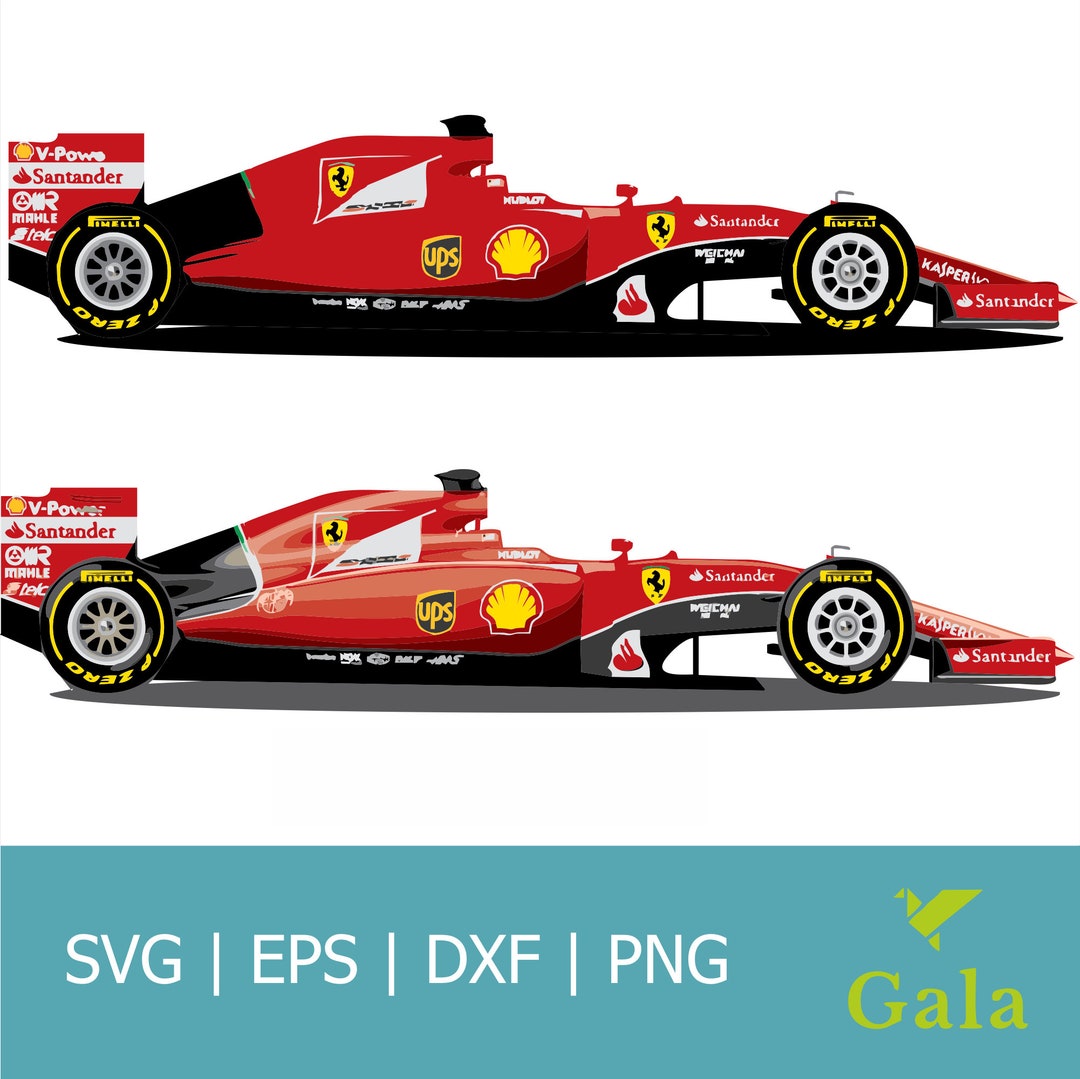 F1 Car Racing Svg | Ferrari Car Racing | Formula One | Handmade Desing ...