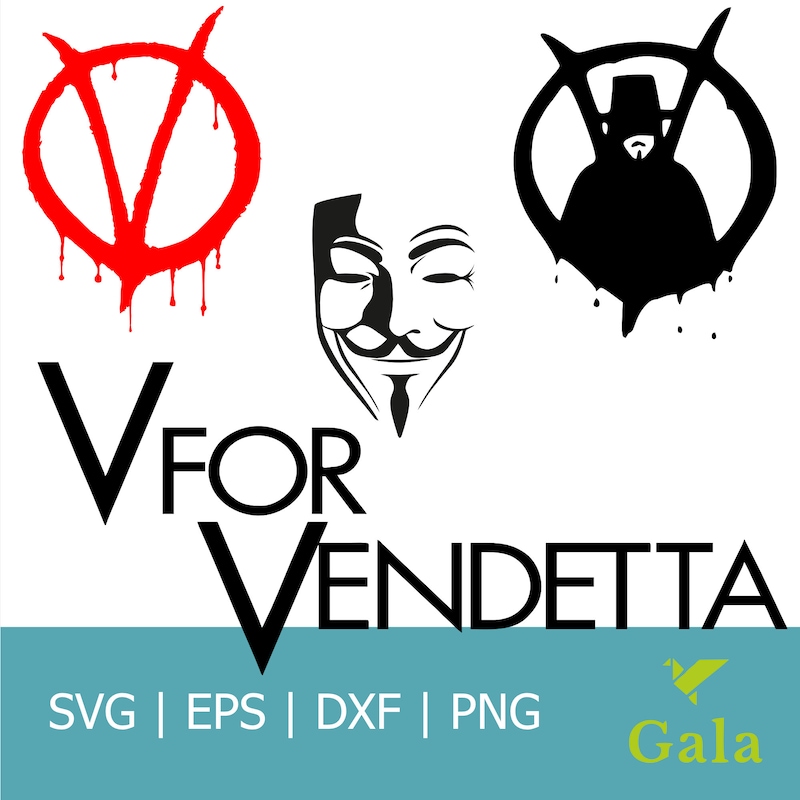 V for Vendetta Mask - Etsy
