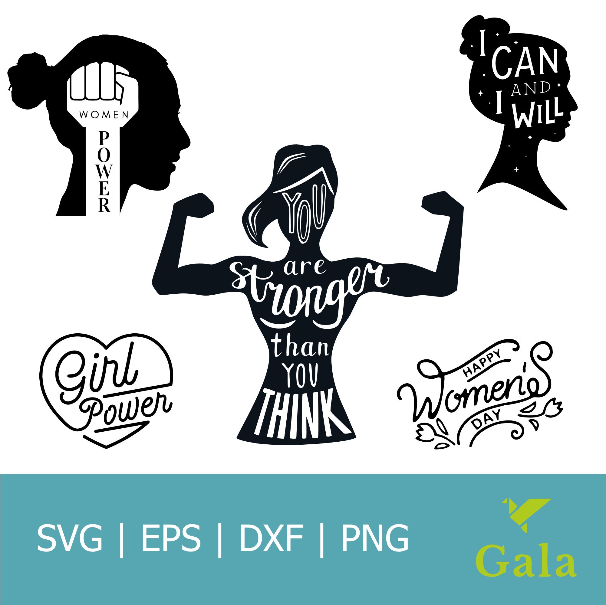 International Women's Day Svg Girls Power Svg Happy Women's Day Svg ...