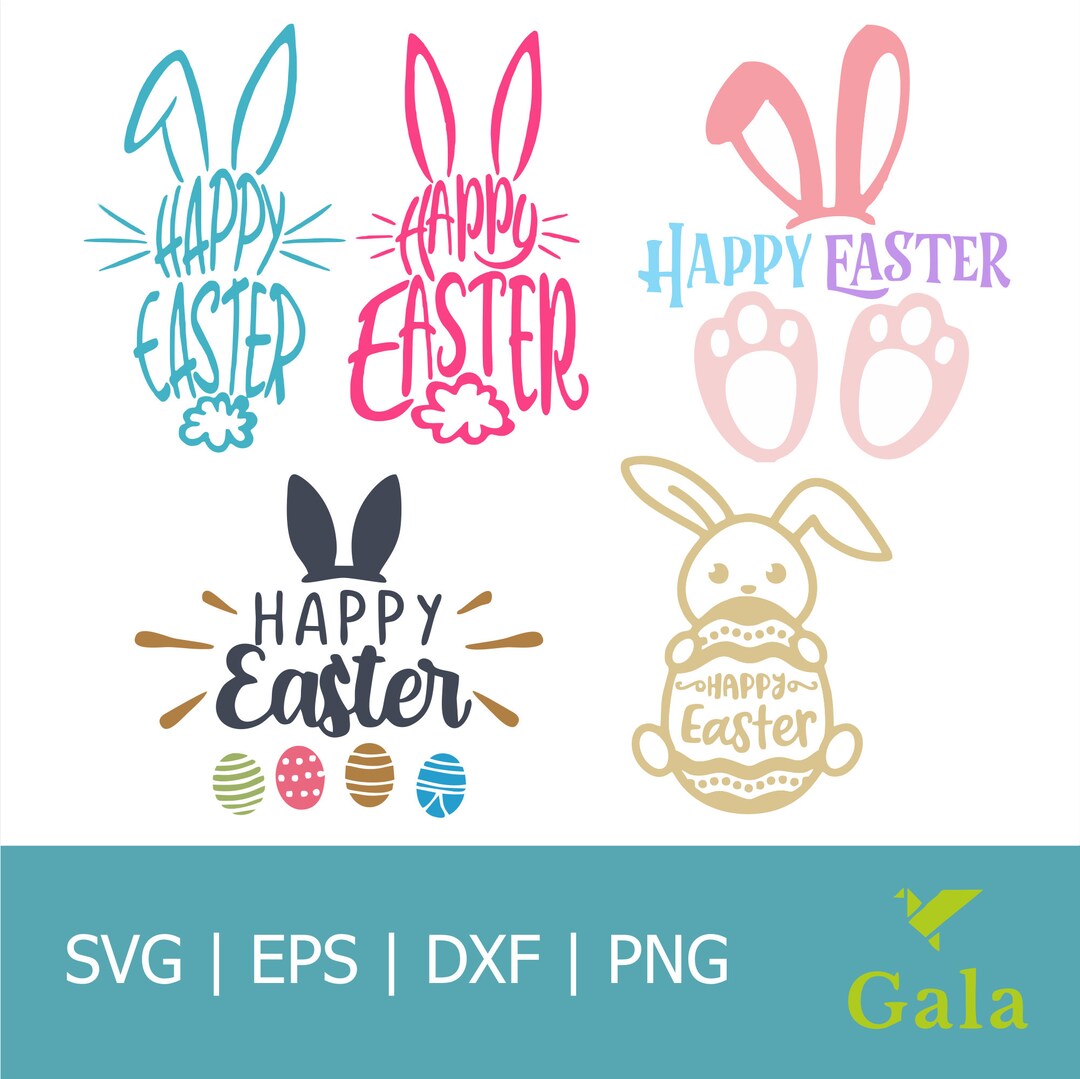 Happy Easter| Instant Digital Download| Svg| Png| Dxf and Eps Files ...