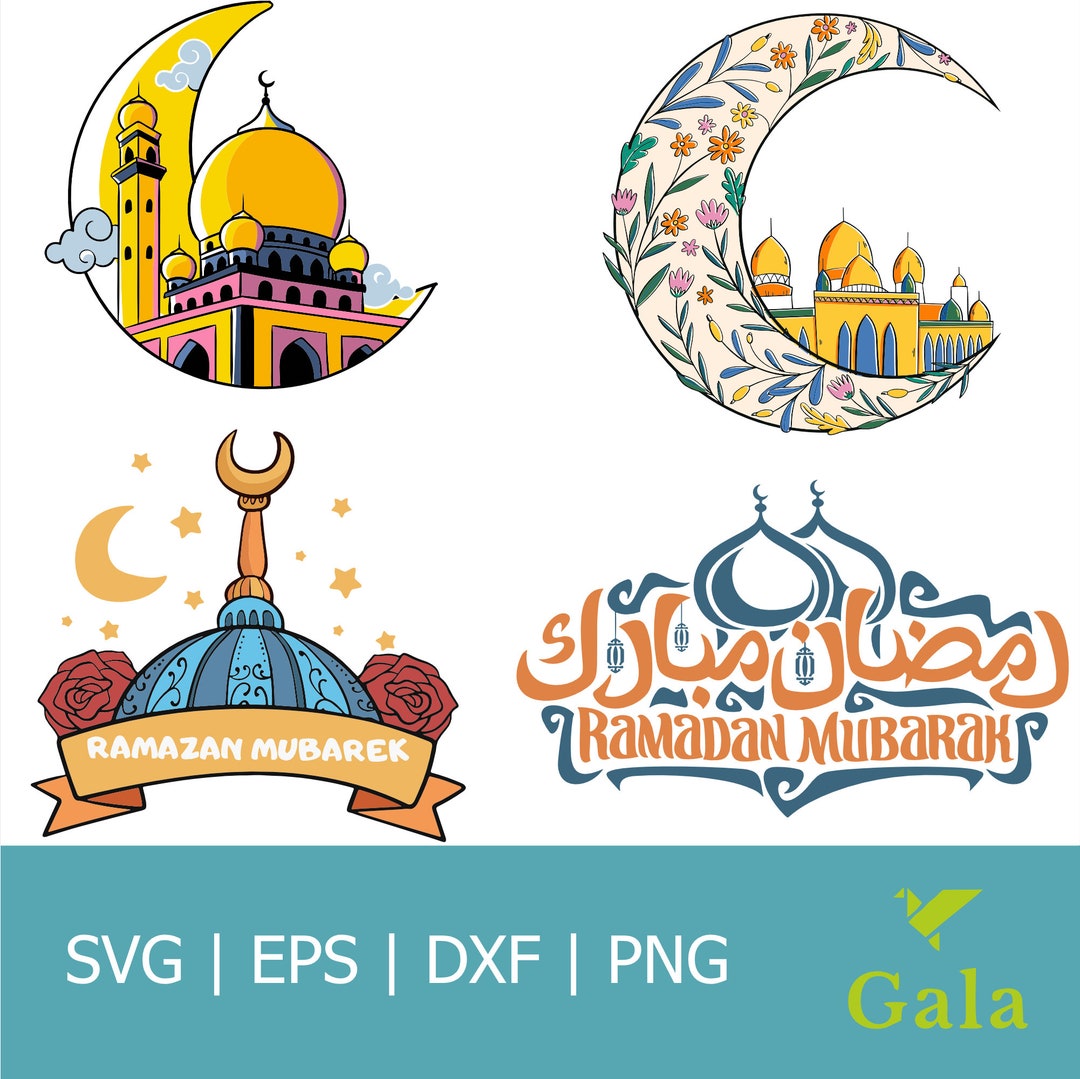 Ramadan Kareem Svg Bundle| Ramadan Mubarak Svg| Ramadan Flowers Svg ...