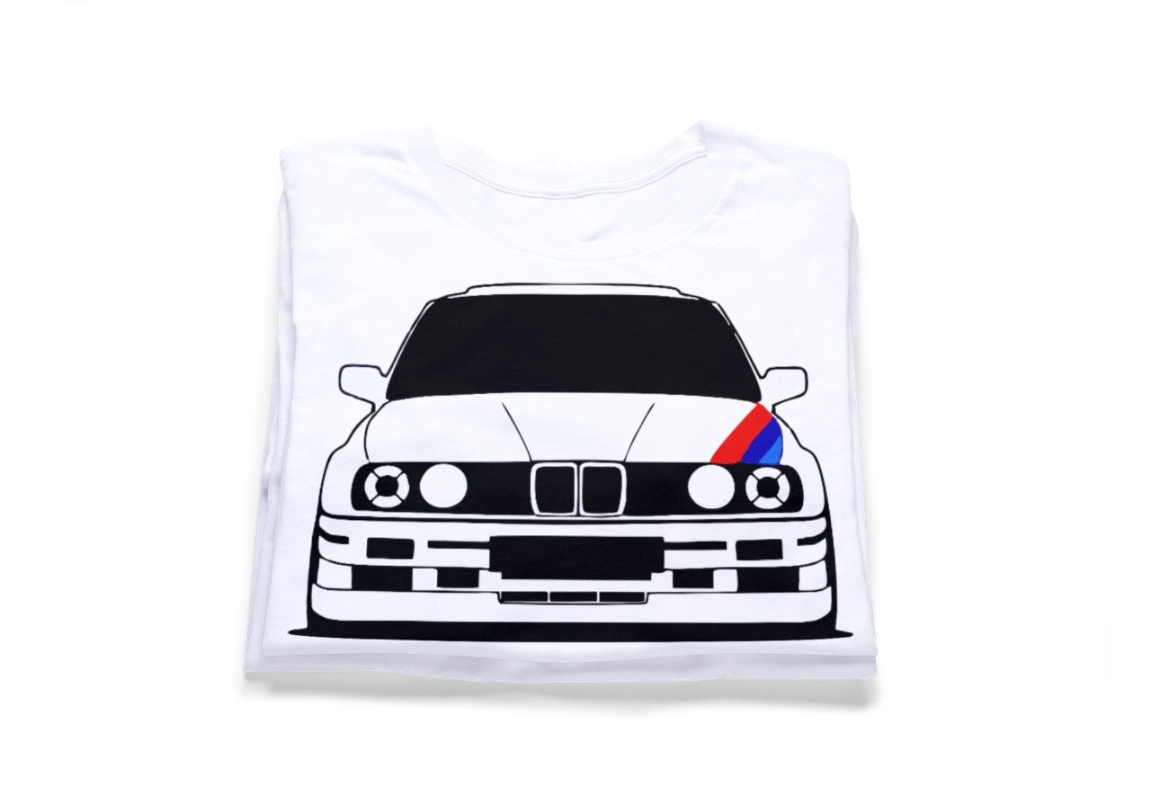 E30 M3 Front Car SVG Clip Art Graphic Art Instant Download Illustration ...