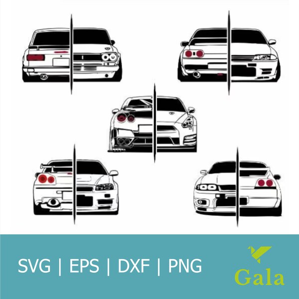 Godzilla Family Svg - Etsy